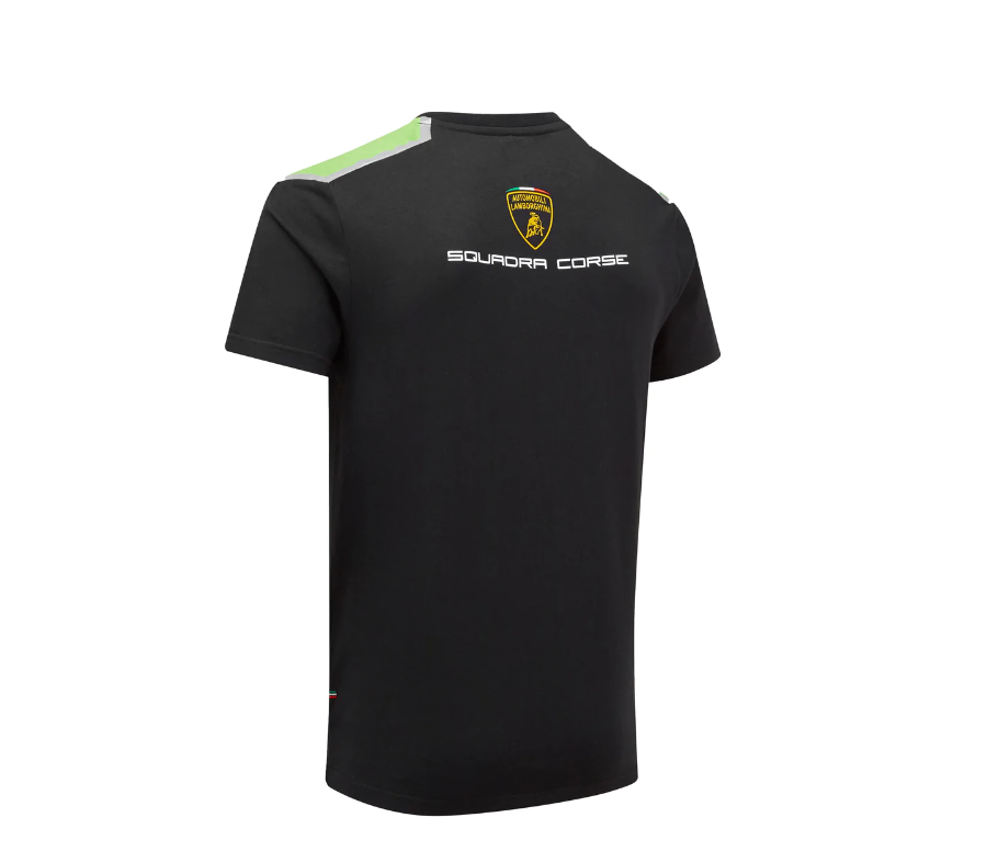 LAMBORGHINI SQUADRA CORSE MEN'S TEAM T-SHIRT BLACK – Lambo Charlotte